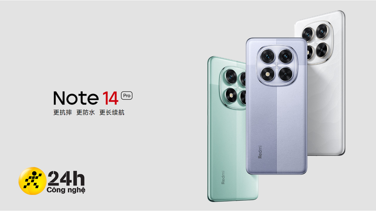 Redmi Note 14 5G, Note 14 Pro 5G và Note 14 Pro Plus 5G: Thiết kế mới